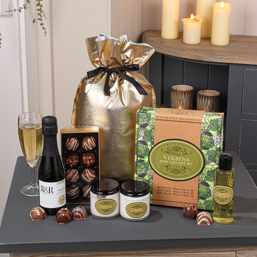 Pamper Hamper | Truffles and Prosecco