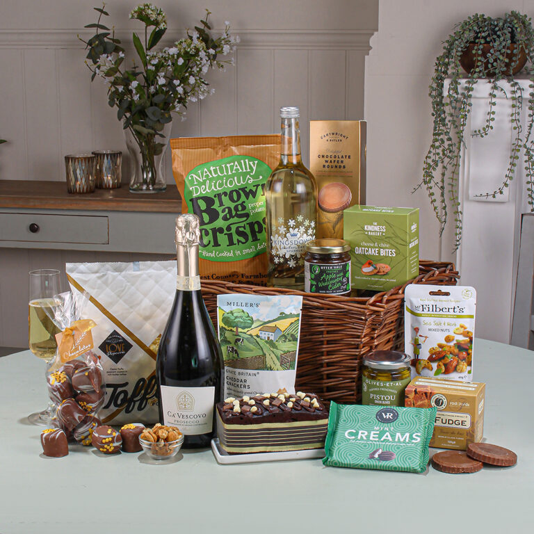 The Indulgence Hamper | Prosecco and Gourmet Snacks