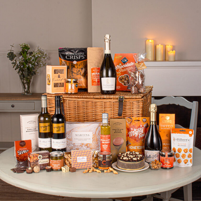 The Ultimate Luxury Gift Basket | Wicker Basket Sharing Gift