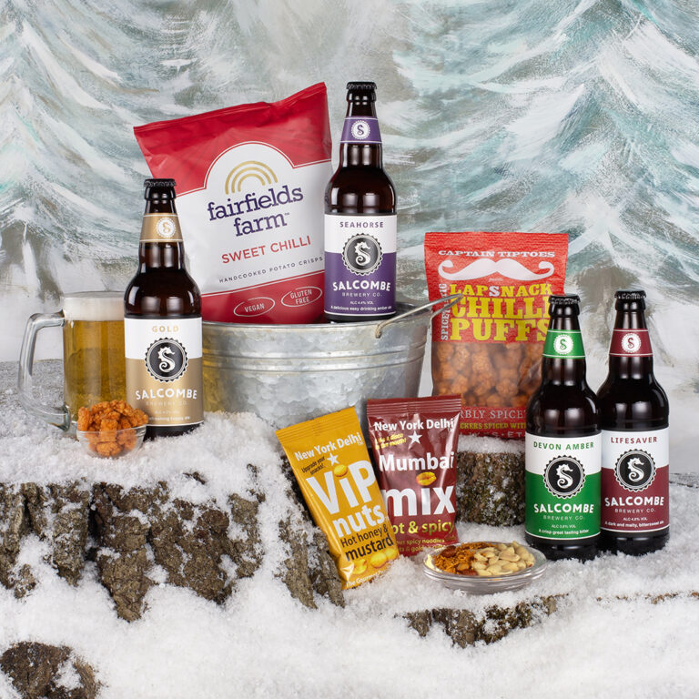 Beer and Treats Bucket | British Real Ale Hamper