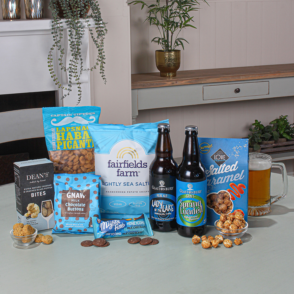 Boy's Night In Hamper | Beer and sweet treats