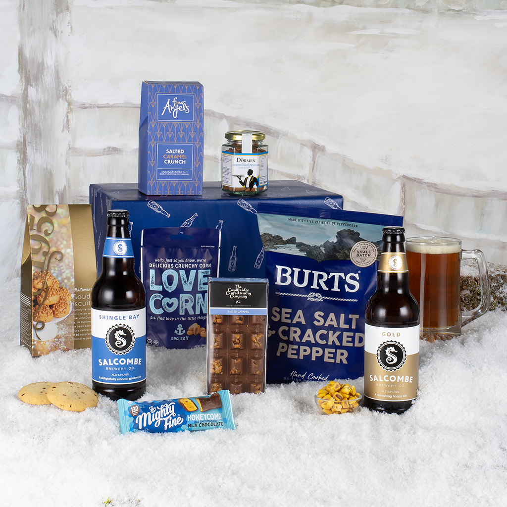 Boy's Night In Gift Box | ale and biscuits