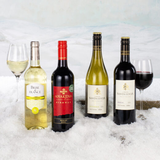 Four Wines in a Gift Box | Red & White Wines
