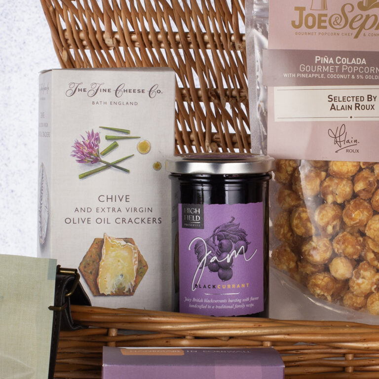 The Ultimate Luxury Gift Basket | Wicker Basket Sharing Gift